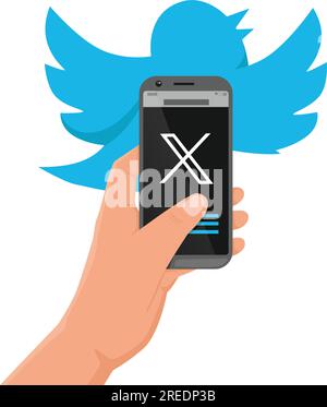 Rebranding of the famous social network logo Stock Vector Image & Art ...