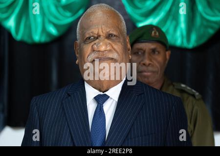 Port Vila, Vanuatu. 26th July, 2023. Vanuatu President Nikenike ...