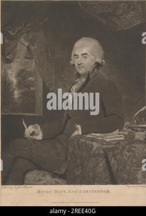 Henry Hope Esq. of Amsterdam 1788 by Charles Howard Hodges Stock Photo ...