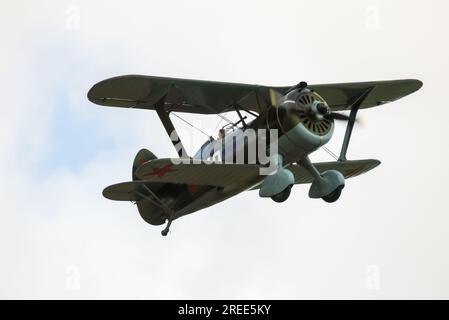 Russian Air Force Vintage Biplane Polikarpov Po2 G-BSSY 28 Flying at ...