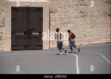 San Rafael, CA, USA. 26th July, 2023. Warden Ron Broomfield walks the ...
