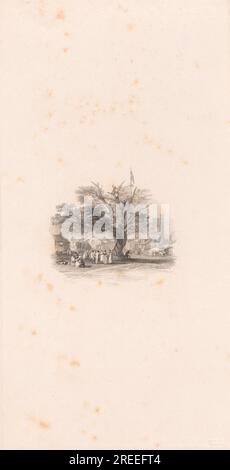 An Old Oak 1834 by Edward Angelo Goodall Stock Photo - Alamy