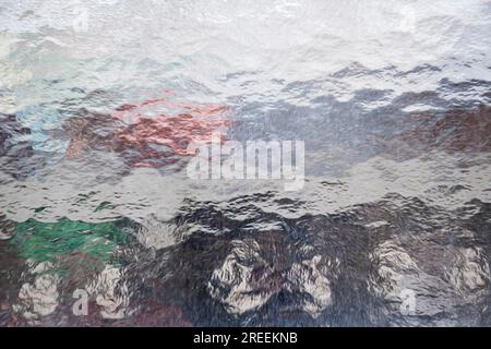 Semi transparent structural glass pane for backgrounds Stock Photo - Alamy