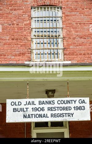 Homer Georgia,Banks County Old Jail,restored historic brick building ...