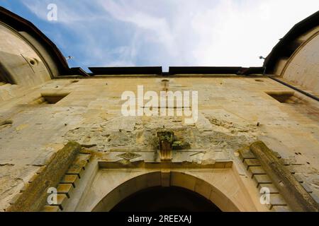 North Gate, Hellenstein Castle, historic building, fortification ...