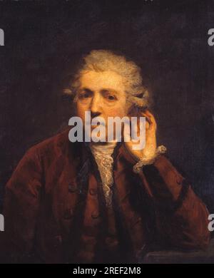 Self-Portrait as a Deaf Man circa 1775 by Joshua Reynolds Stock Photo ...