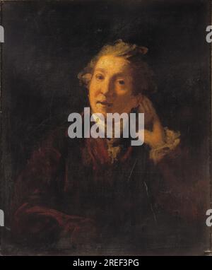 Self-Portrait as a Deaf Man circa 1775 by Joshua Reynolds Stock Photo ...