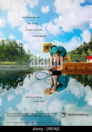 Vogue summer 2023 magazine issue advert, USA Stock Photo - Alamy