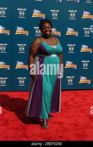Crystal Aikin arriving at the BET Awards at the Shrine Auditorium in ...