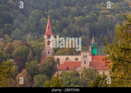 View of Sazava Monastery, Czech Republic Stock Photo - Alamy