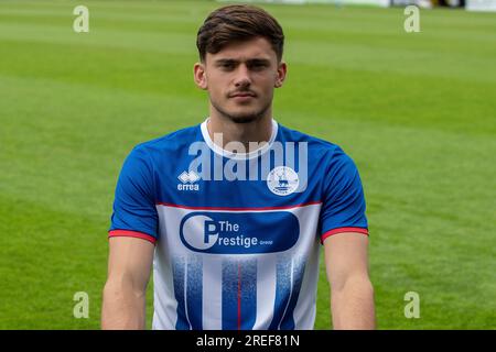 The Hartlepool United squad for 2023-4 season during the Hartlepool ...