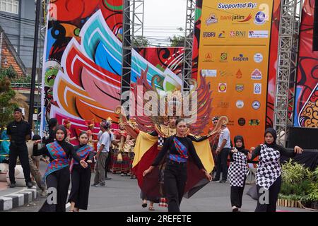 Makepung loloan dance from Bali. This dance is used as welcome dance ...