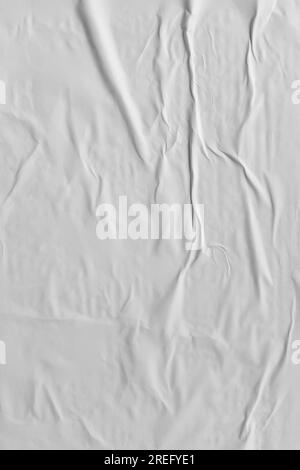 White wheatpaste poster style texture background Stock Photo - Alamy