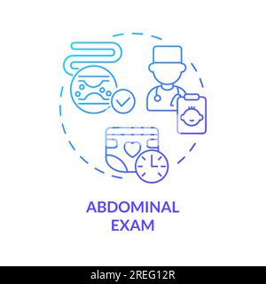 Abdominal exam abstract concept vector illustration Stock Vector Image ...