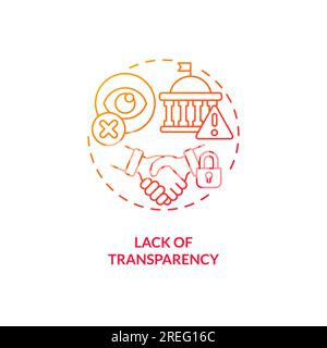 Lack of transparency red gradient concept icon Stock Vector Image & Art ...