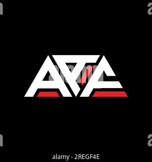 AAF triangle letter logo design with triangle shape. AAF triangle logo ...