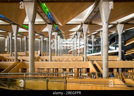 Interior view of the Library of Alexandria Stock Photo - Alamy