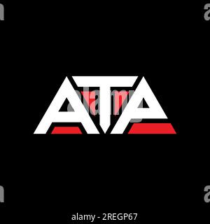 ATP triangle letter logo design with triangle shape. ATP triangle logo ...
