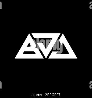 BJJ triangle letter logo design with triangle shape. BJJ triangle logo ...