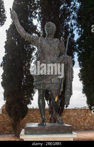 Statue of Octavius Augustus in Tarragona Stock Photo - Alamy