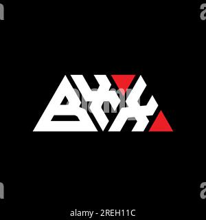 BXX triangle letter logo design with triangle shape. BXX triangle logo ...