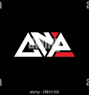 CNP triangle letter logo design with triangle shape. CNP triangle logo ...