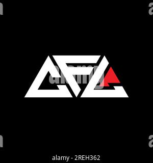 CFL triangle letter logo design with triangle shape. CFL triangle logo ...