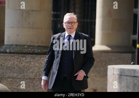 Advocate depute Alex Prentice KC arrives at the High Court, Glasgow ...