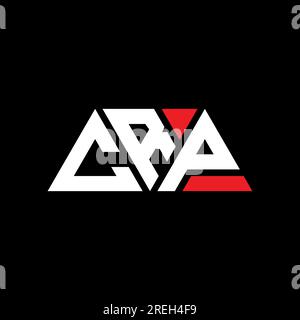 CRP triangle letter logo design with triangle shape. CRP triangle logo ...