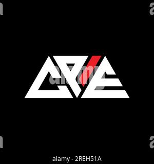 CPE triangle letter logo design with triangle shape. CPE triangle logo ...