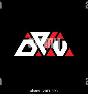 DPV triangle letter logo design with triangle shape. DPV triangle logo ...