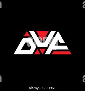 DUF triangle letter logo design with triangle shape. DUF triangle logo ...