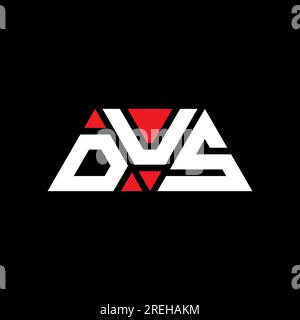 DUS triangle letter logo design with triangle shape. DUS triangle logo ...