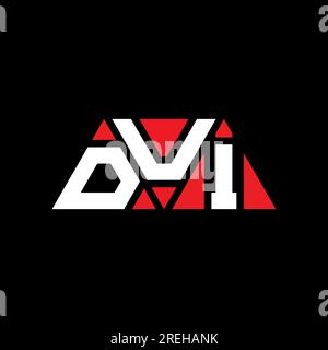 DUI triangle letter logo design with triangle shape. DUI triangle logo ...