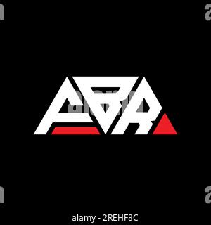 FBR triangle letter logo design with triangle shape. FBR triangle logo ...