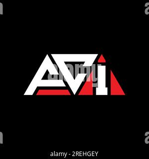 FCI triangle letter logo design with triangle shape. FCI triangle logo ...