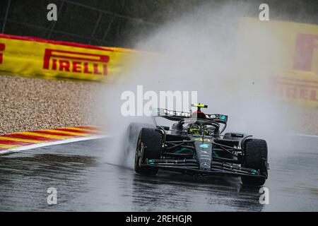 Belgium, 27/07/2023, #44 Lewis Hamilton, (GRB) AMG Mercedes Ineos ...