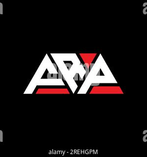 FRP triangle letter logo design with triangle shape. FRP triangle logo ...