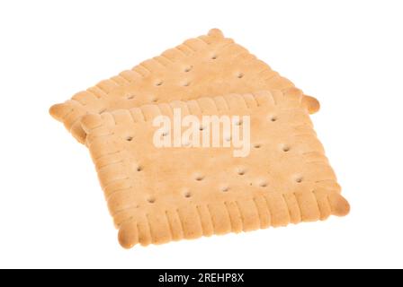 rectangular cookies isolated on white background Stock Photo - Alamy