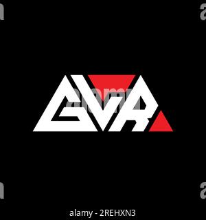 GLR triangle letter logo design with triangle shape. GLR triangle logo ...