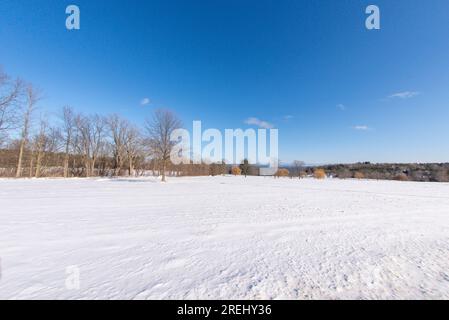 Winter scene during freezing weather Stock Photo - Alamy