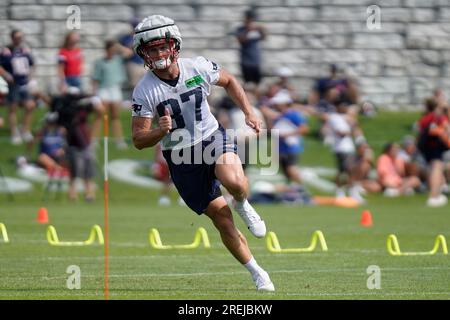 This is a 2023 photo of Matt Sokol of the New England Patriots NFL ...