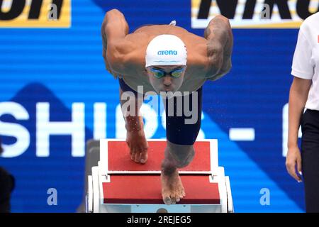 Jarod Hatch of the Philippines competes during the men's 100m butterfly ...
