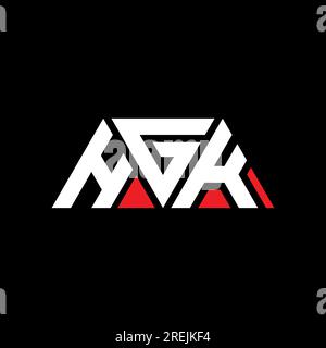 HGK logo. HGK letter. HGK letter logo design. Initials HGK logo linked ...