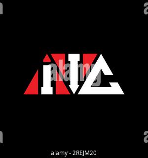IIC triangle letter logo design with triangle shape. IIC triangle logo ...