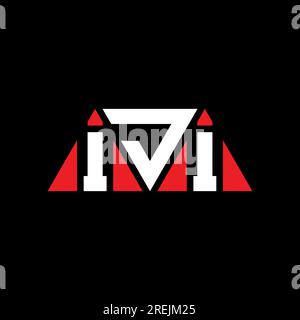 IJI triangle letter logo design with triangle shape. IJI triangle logo ...