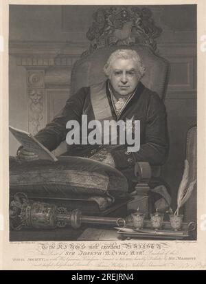 Sir Joseph Banks, 1st Baronet (1743-1820), English explorer, naturalist ...