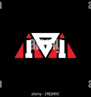 IBI triangle letter logo design with triangle shape. IBI triangle logo ...