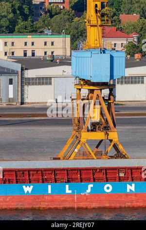 Cargo ship Wilson Ghent, Port of Klaipeda, Lithuania, Europe Stock ...