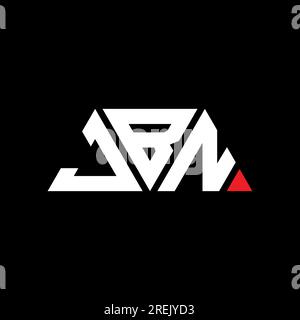 JBN triangle letter logo design with triangle shape. JBN triangle logo ...